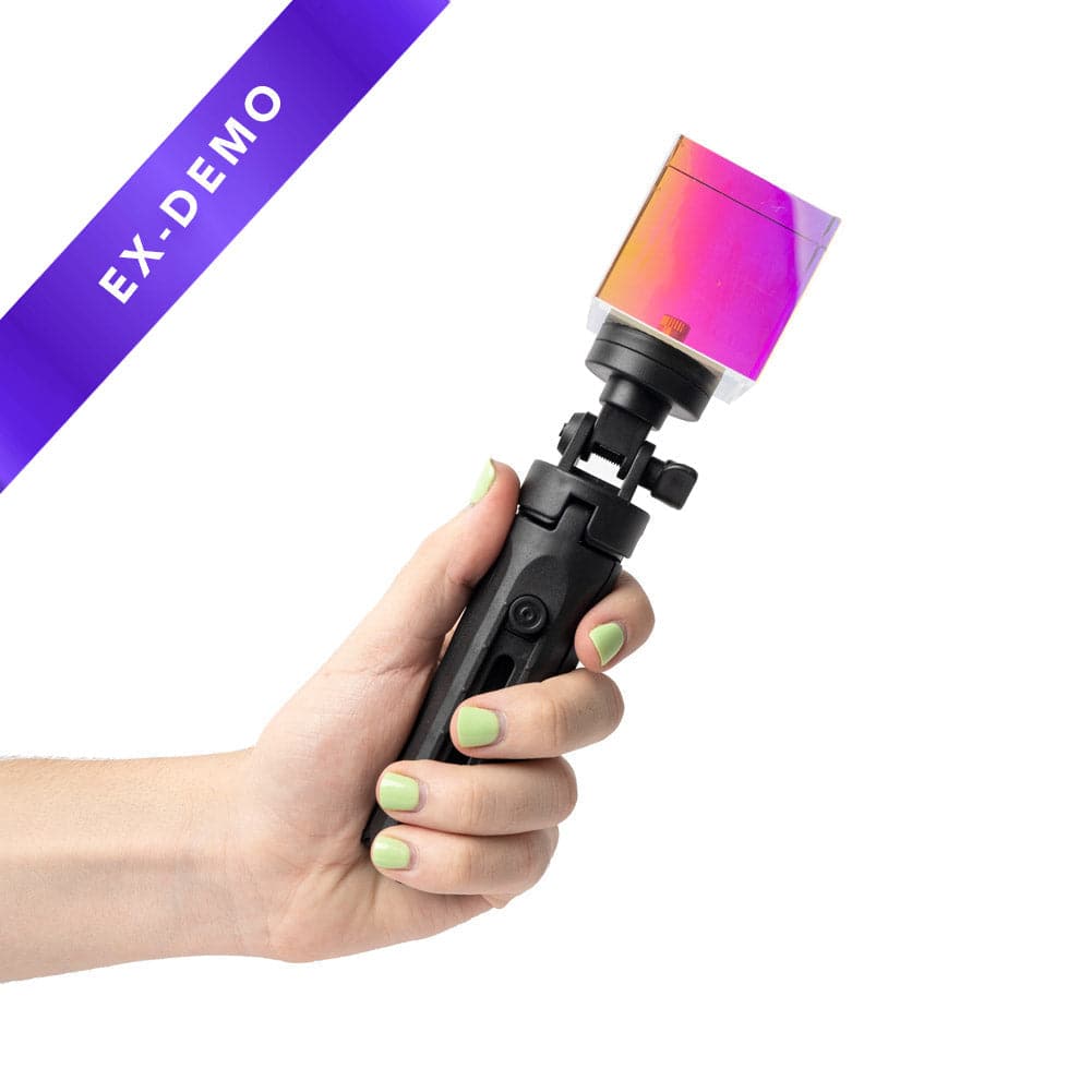 Colour Transparent Cubic Optical Prism Prop for Creative Photography