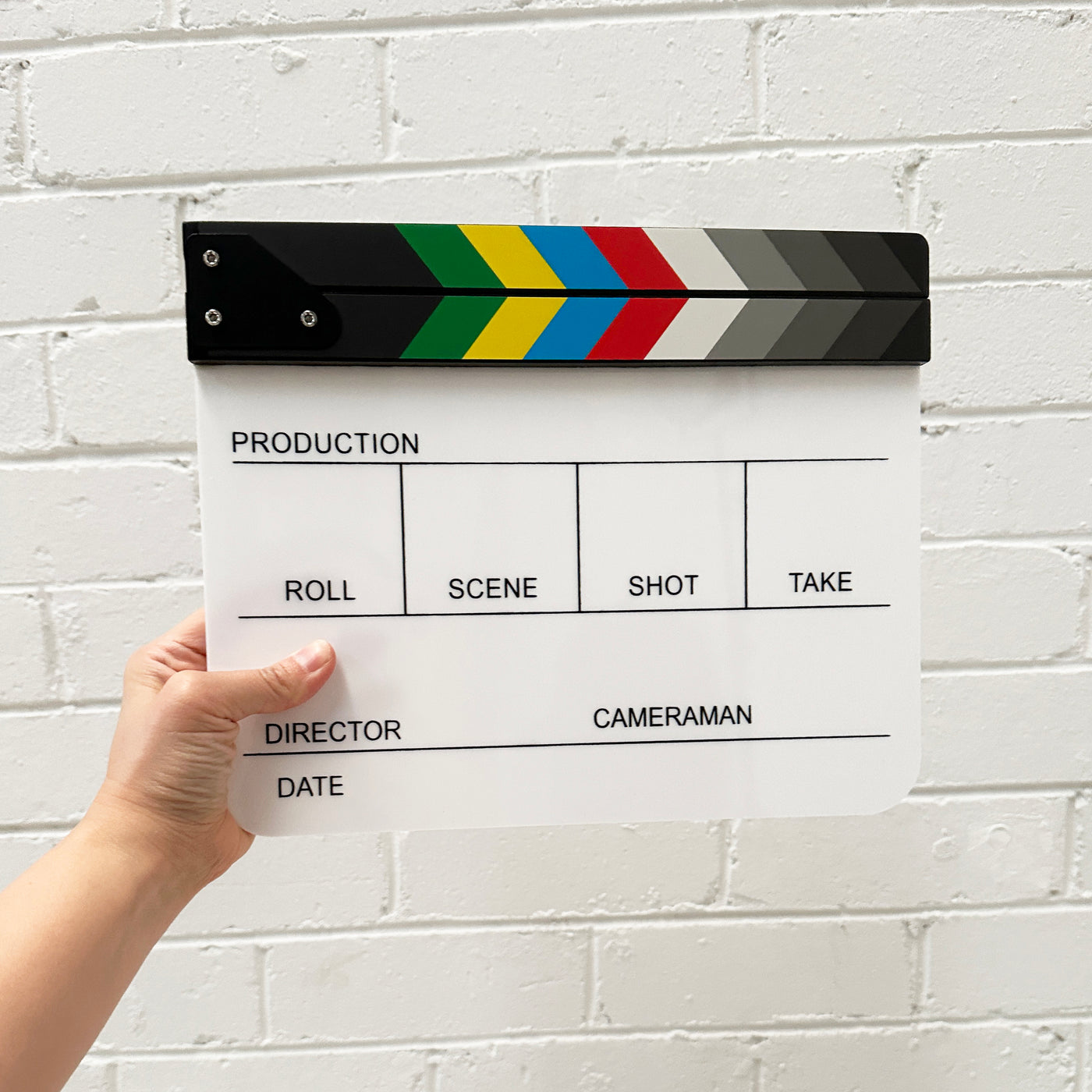 Director’s Cut Production Clap Clapper Slate Board for Video Filming