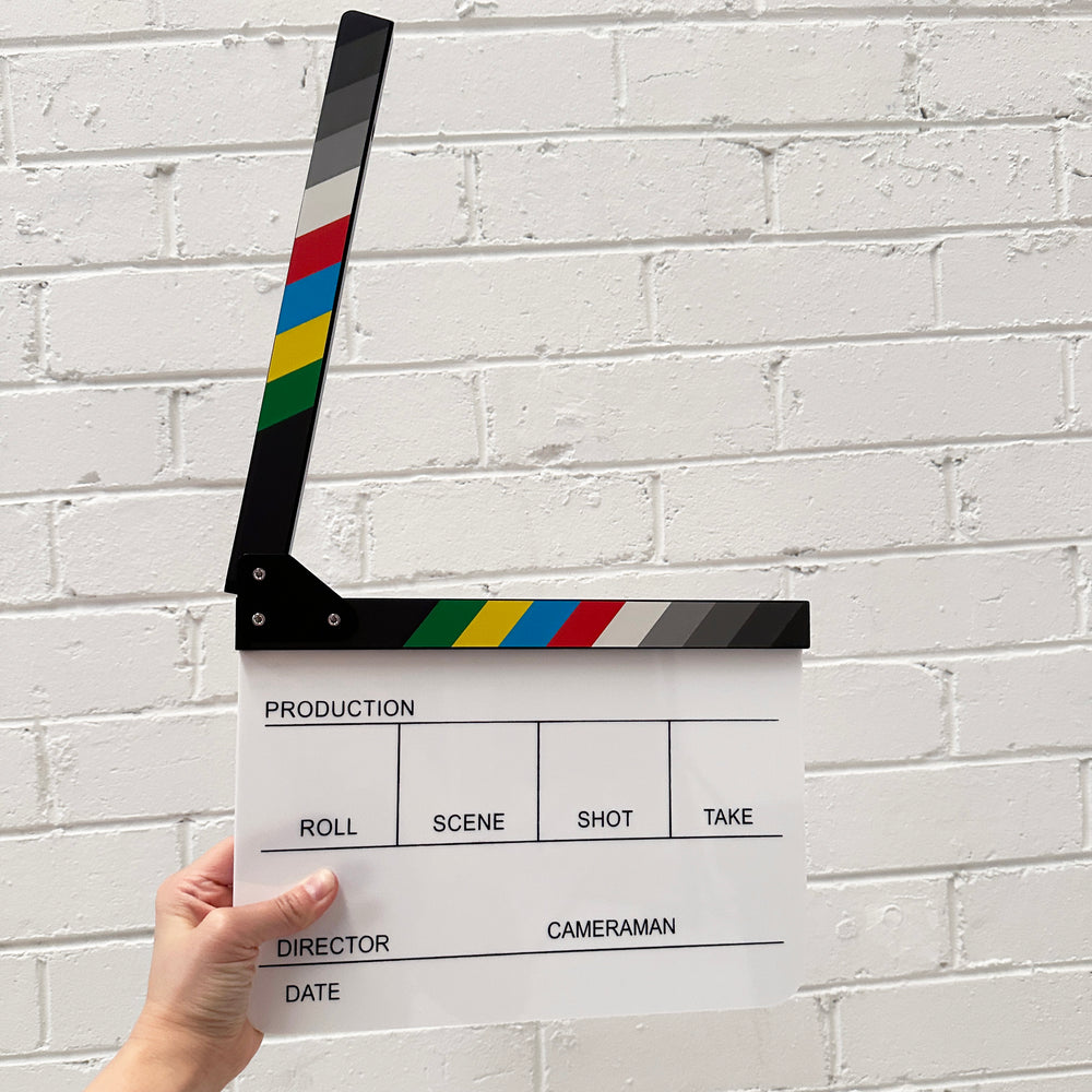 Director’s Cut Production Clap Clapper Slate Board for Video Filming