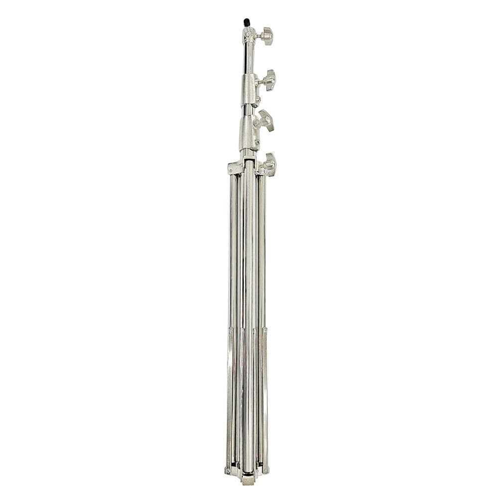 280cm Heavy Duty Light Stand Chrome Silver