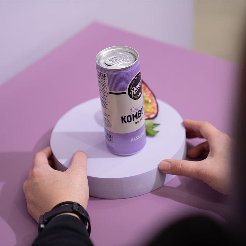 Flat Lay Instagram Backdrop - Duo 'Violet Crush' (56cm x 87cm)