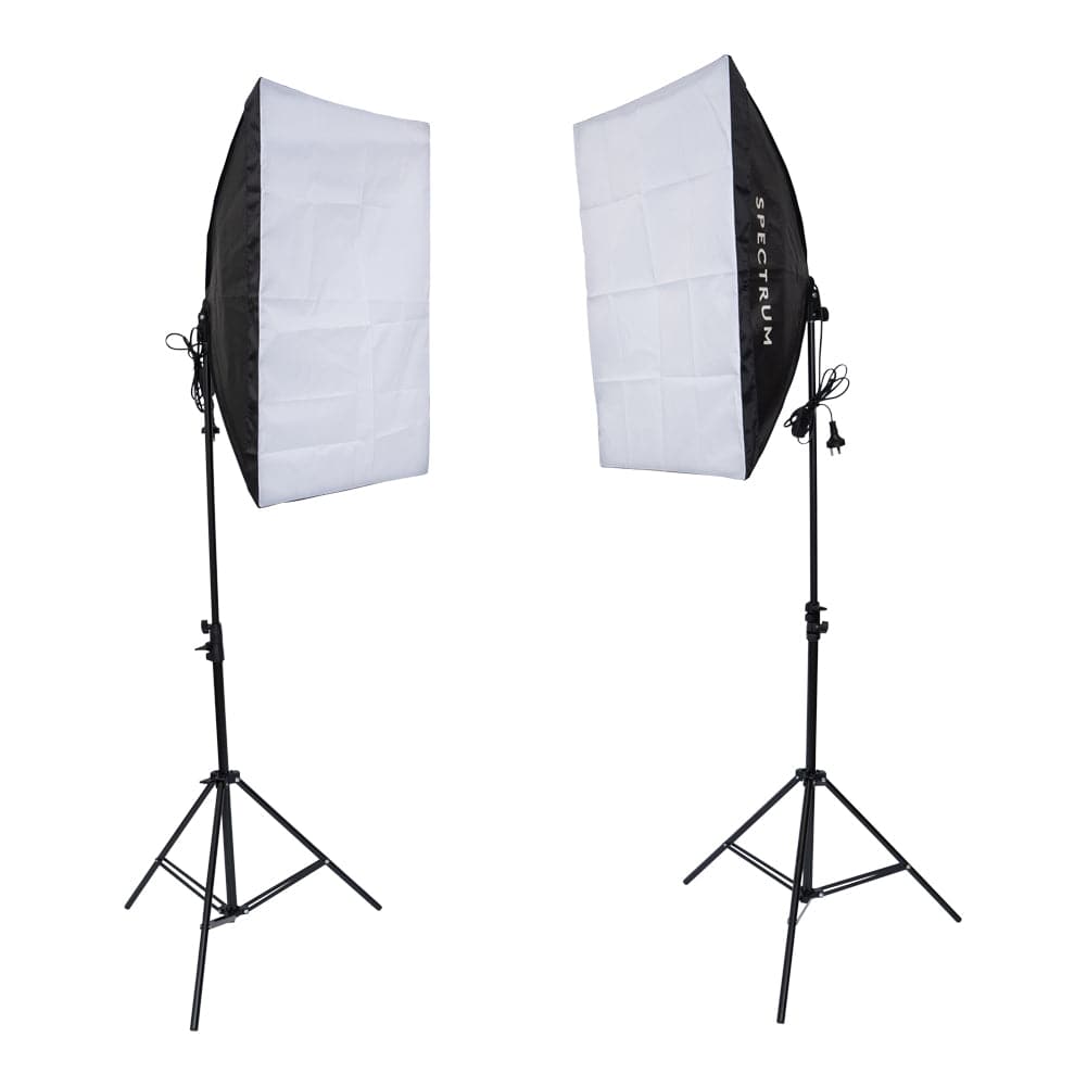 'Illuminate Mate' II Double Rectangle Softbox LED Lighting Kit (50cm x