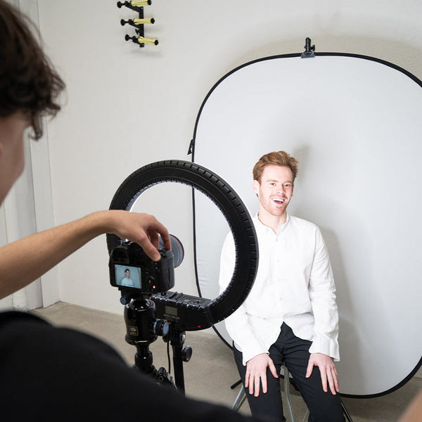 Collapsible Pop-up Backdrop and Reflector Stand with Peg Kit - Bundle