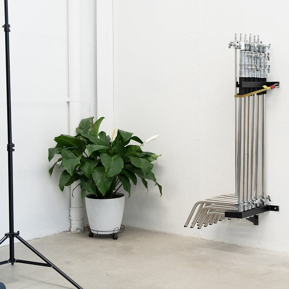 Spectrum C-Stand Wall / Door Rack - Holds 6 Stands (C-Stands Not Inclu