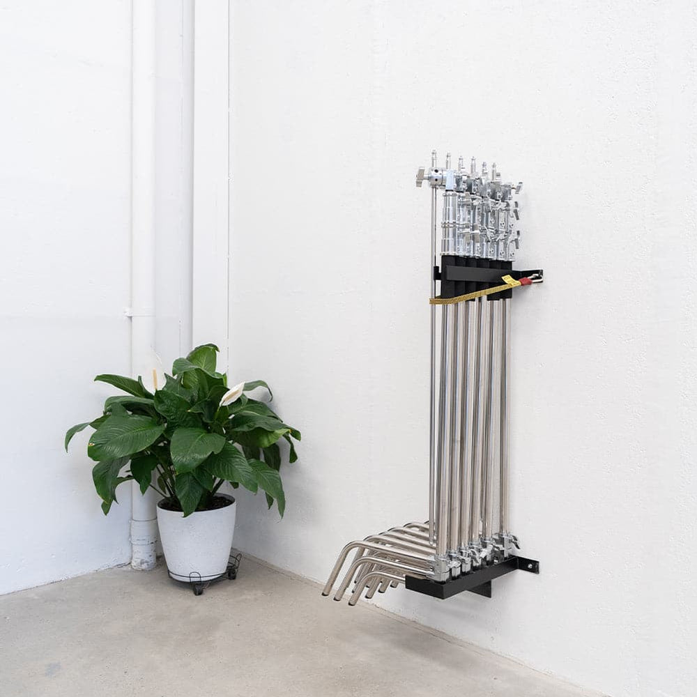 Spectrum C-Stand Wall / Door Rack - Holds 6 Stands (C-Stands Not Inclu