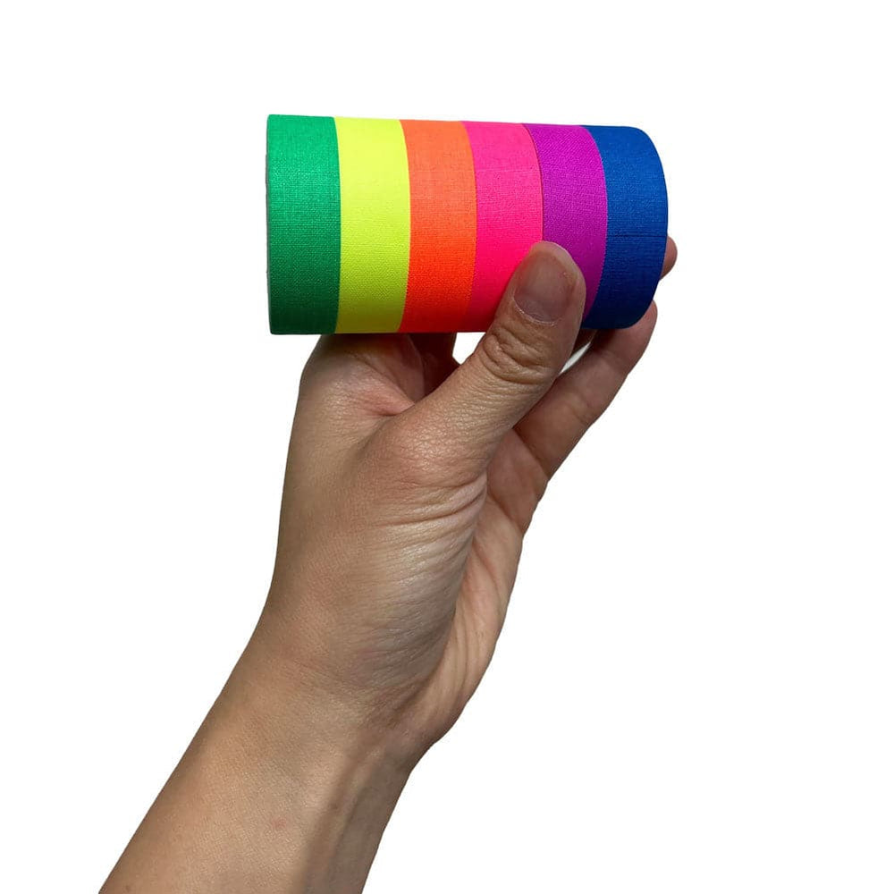 UV Reactive Gaffer Spike Tape - High Visibility Fluorescent Adhesive