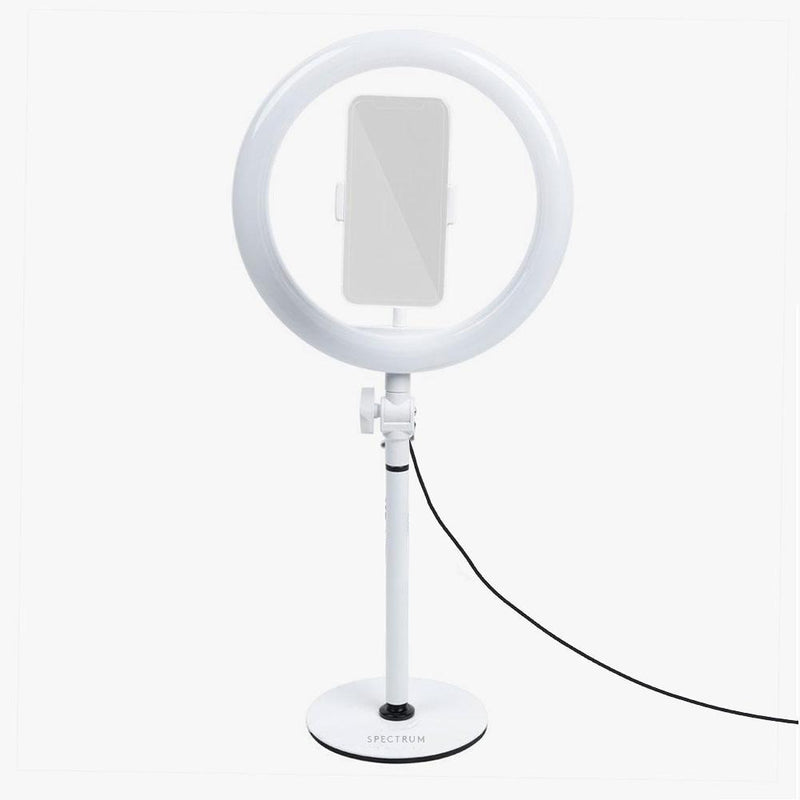 10" White LED Desk Ring Light - Opaluxe