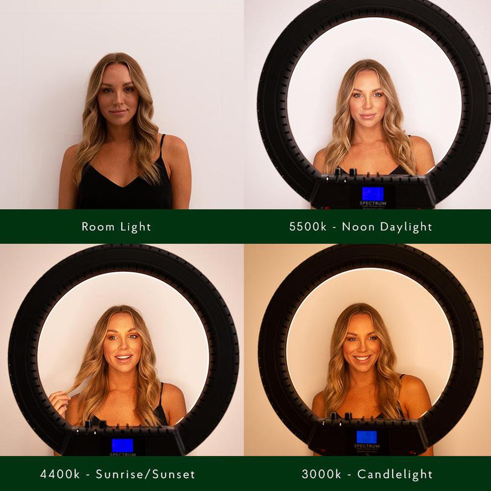 18" LED Ring Light - Diamond Luxe III | Spectrum Professional Ring Lights