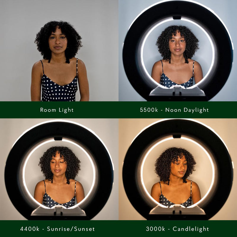 18" LED Ring Light - Diamond Luxe III | Spectrum Professional Ring Lights