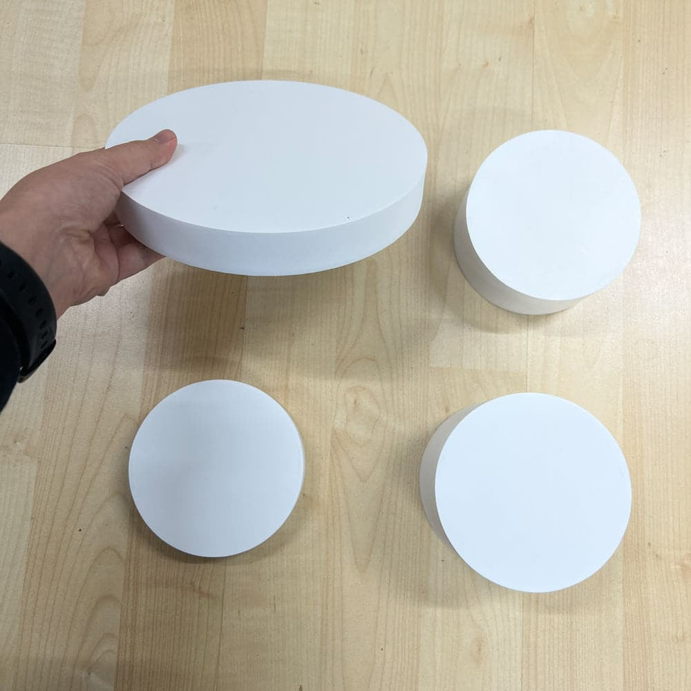 Spectrum White PRO.PROPS Styling Photography Prop - Cylinder Bundle (D