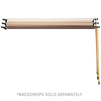 Triple Roller Wall Mount Retractable Manual Photography Backdrop Suppo