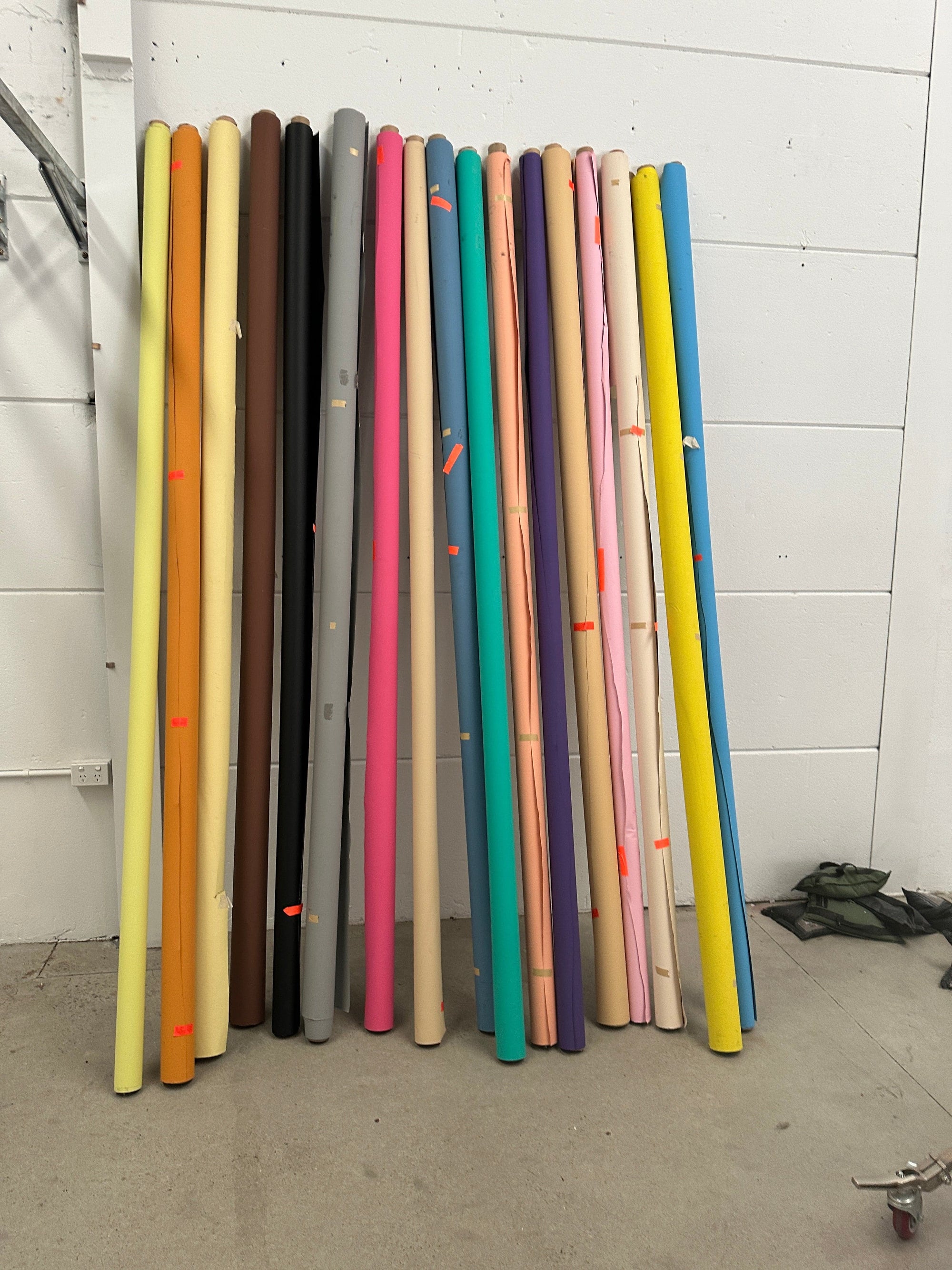 Spectrum Non-Reflective 17x Paper Roll Backdrop Sample/Demo/Used Bundl