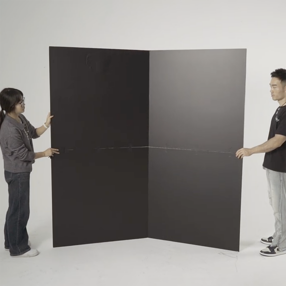 Spectrum V-Flat Master Foldable Rigid Backdrop Reflector (Black & Whit