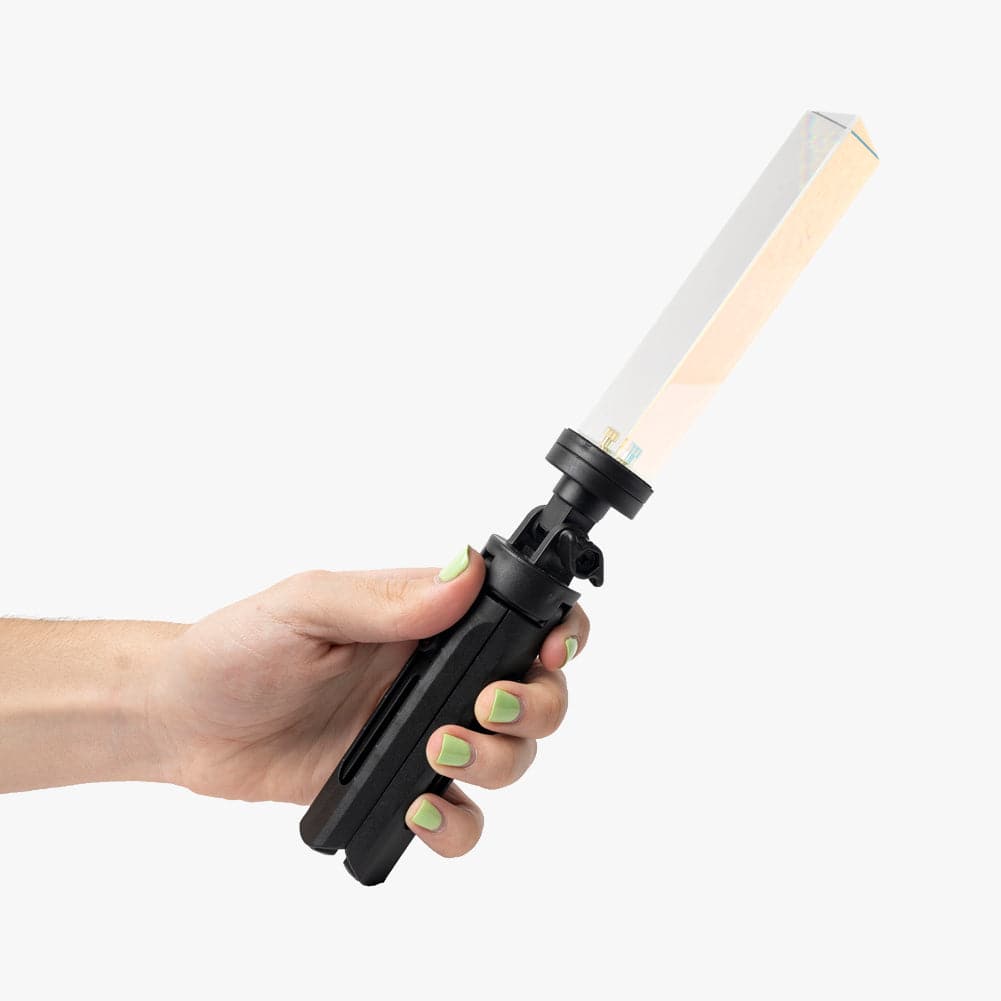 Colour Transparent Triangular Optical Prism Prop for Creative Photogra