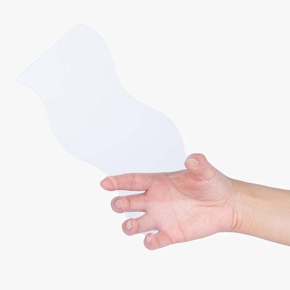 Acrylic Wave Styling Transparent Prop For Photography and Flat Lays (8