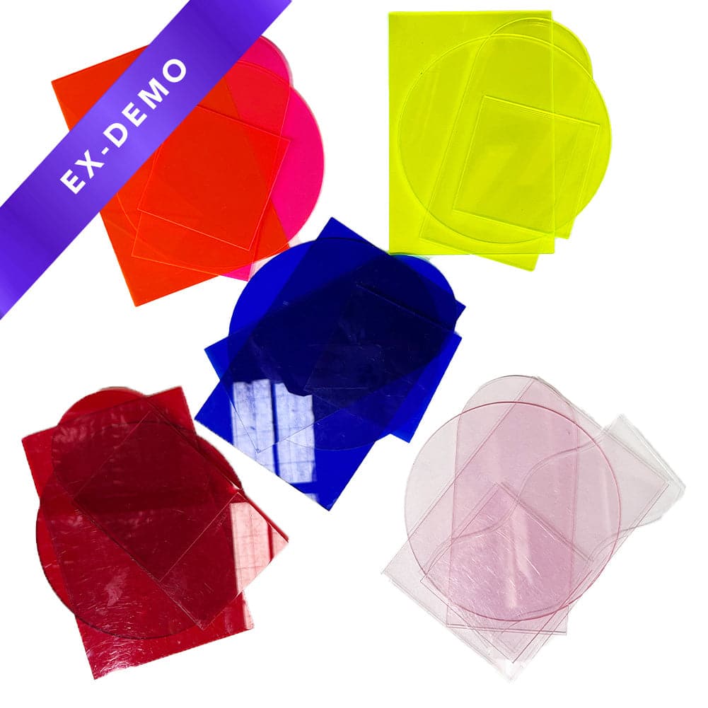 Geometric Coloured Acrylic Sheet Styling Props For Photography - 5 Set