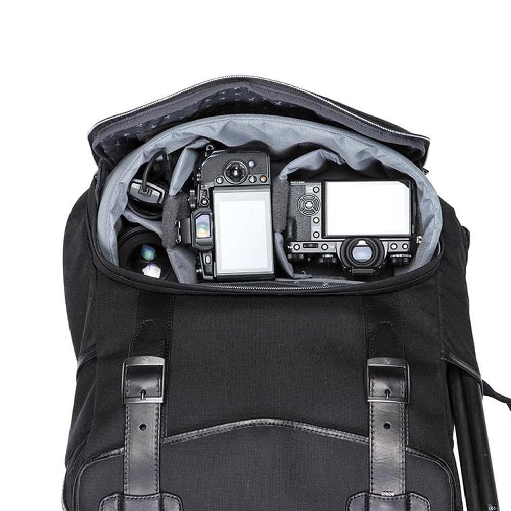 BLACK BARBER SHOP "MOP TOP" PHOTOGRAPHY CAMERA BACKPACK BAG