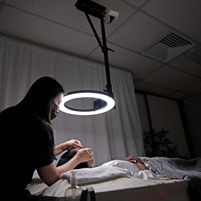 Ceiling Wall Mount Boom Arm for Ring Light & Photography Lighting - Lu