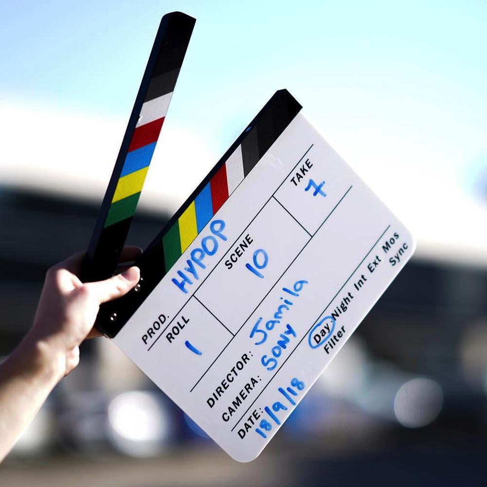 Director’s Cut Production Clap Clapper Slate Board for Video Filming