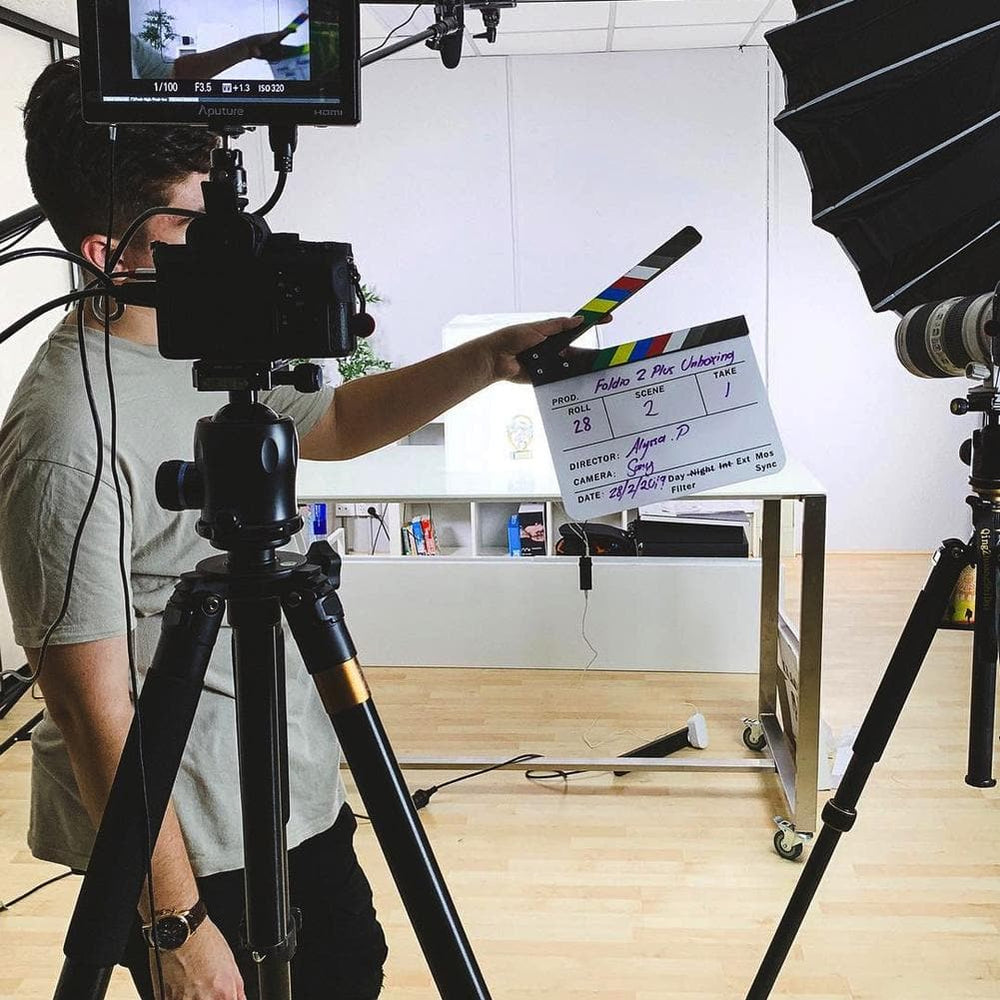 Director’s Cut Production Clap Clapper Slate Board for Video Filming