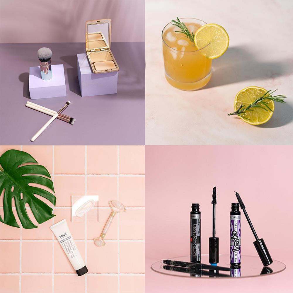 'Flat Lay Instagram Backdrop - Pretty Young Thing' Beauty Blogger Basi