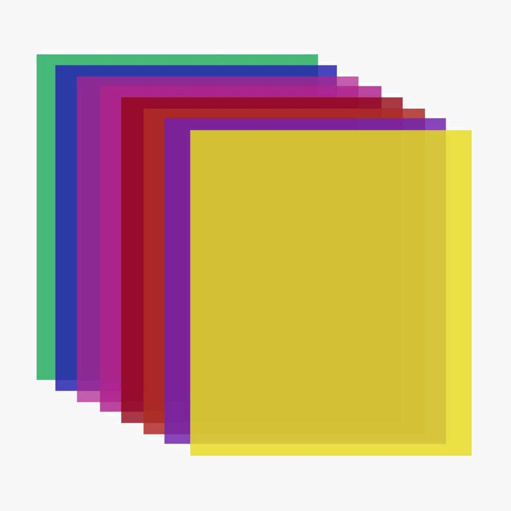 Creative Colour Gel Set for Studio Strobes and LED Panels (40cm x 50cm