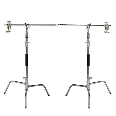 Pro Double "Multi-Purpose" C-Stand Heavy Duty Backdrop Studio Setup (2
