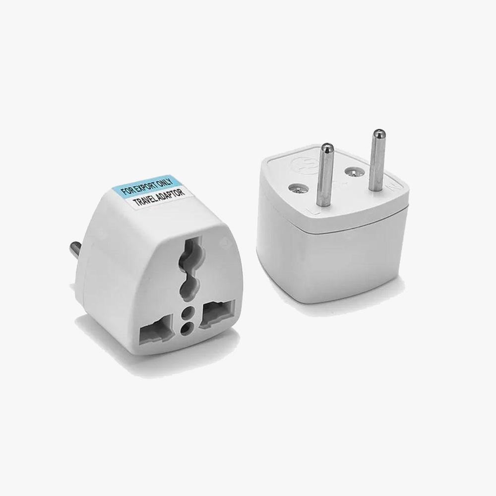 EU Universal Travel Adaptor Worldwide to 2 Pin Converter (UK/US/AU Uni