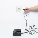 Power Lead Cable Cord Male AC to Female - 2m EU European Figure 8 Plug