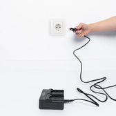 Power Lead Cable Cord Male AC to Female - 2m EU European Figure 8 Plug