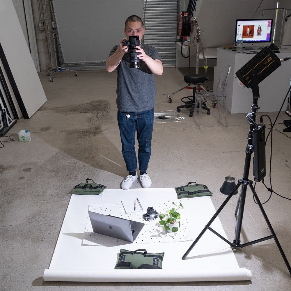 Flat Lay Instagram Backdrop - 'Surry Hills' Irregular Spots (56cm x 87