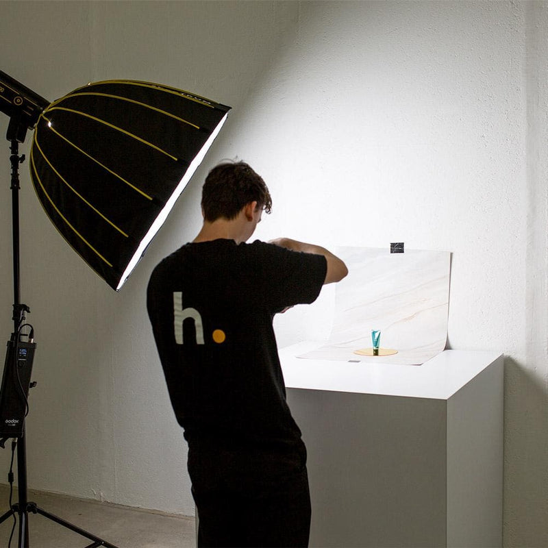 Gold Photography Styling Prop Circle Round Acrylic Mirror 7.8"/20cm fo