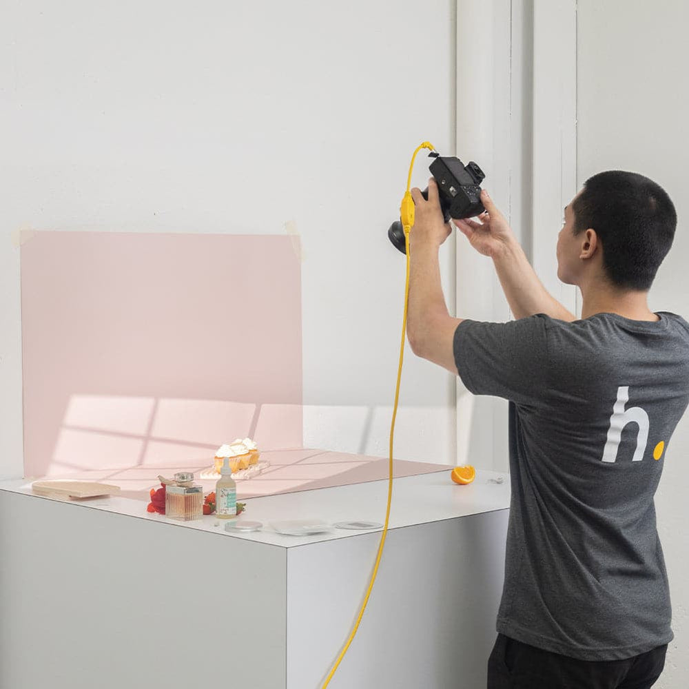 Grooved Arch Wave Photography Styling Handmade Plaster Props - 4 Pack