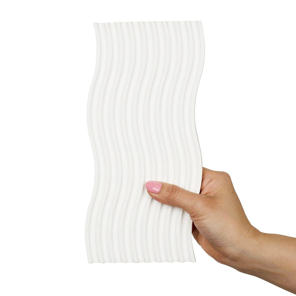 Grooved Arch Wave Photography Styling Handmade Plaster Props - 4 Pack