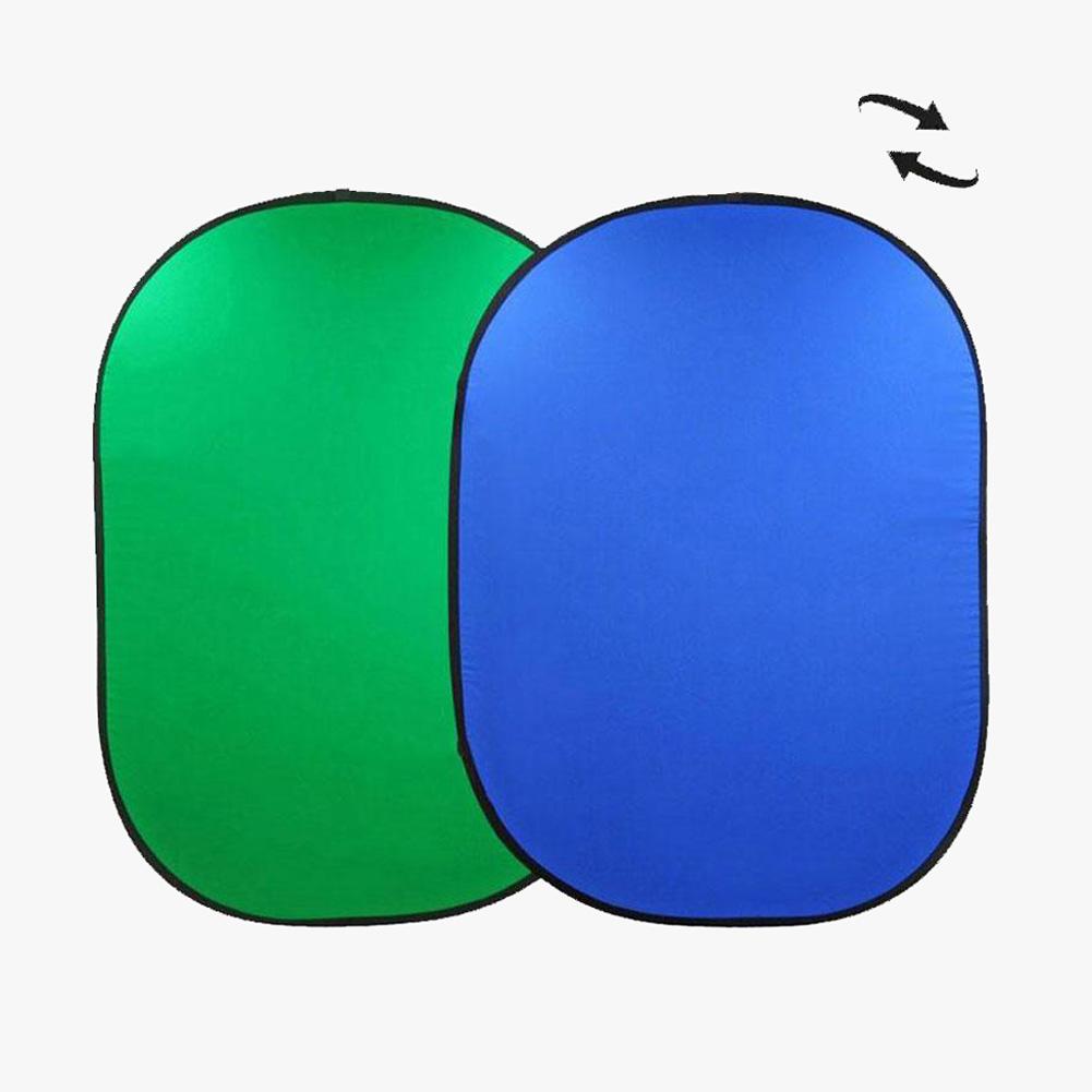 Chroma Key Green/Blue Double Sided Collapsible Pop Up Backdrop (1.5 x