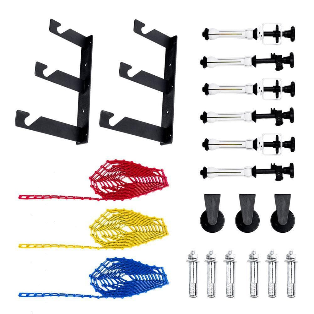 Triple Roller Wall Mount Retractable Manual Photography Backdrop Suppo