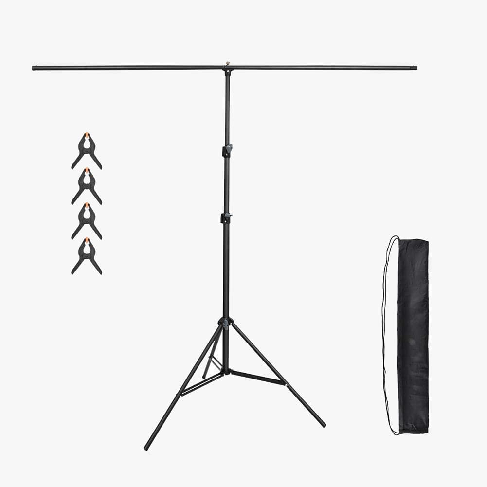 T Backdrop Stand (2M x 2M) with Pegs for Flat Lay and Small Backdrops