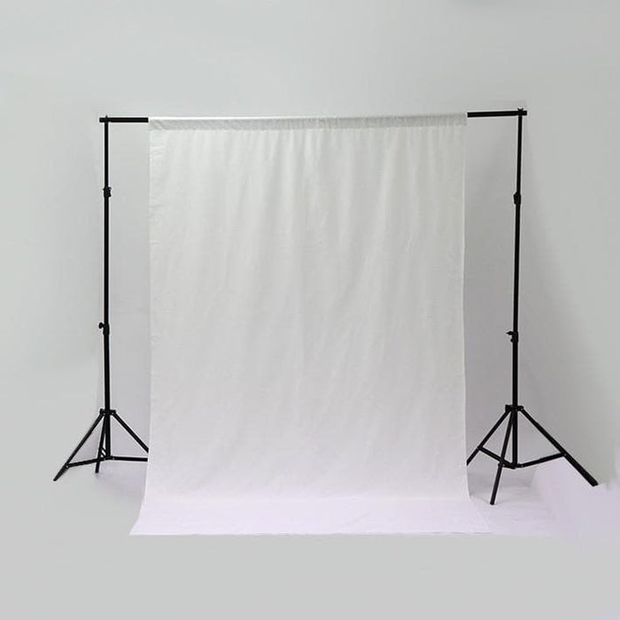 Backdrop Stand and Triple Colour Muslin Cotton Backdrop Kit