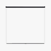 'Instant Studio' Mountable Pull Down Backdrop Screen - White