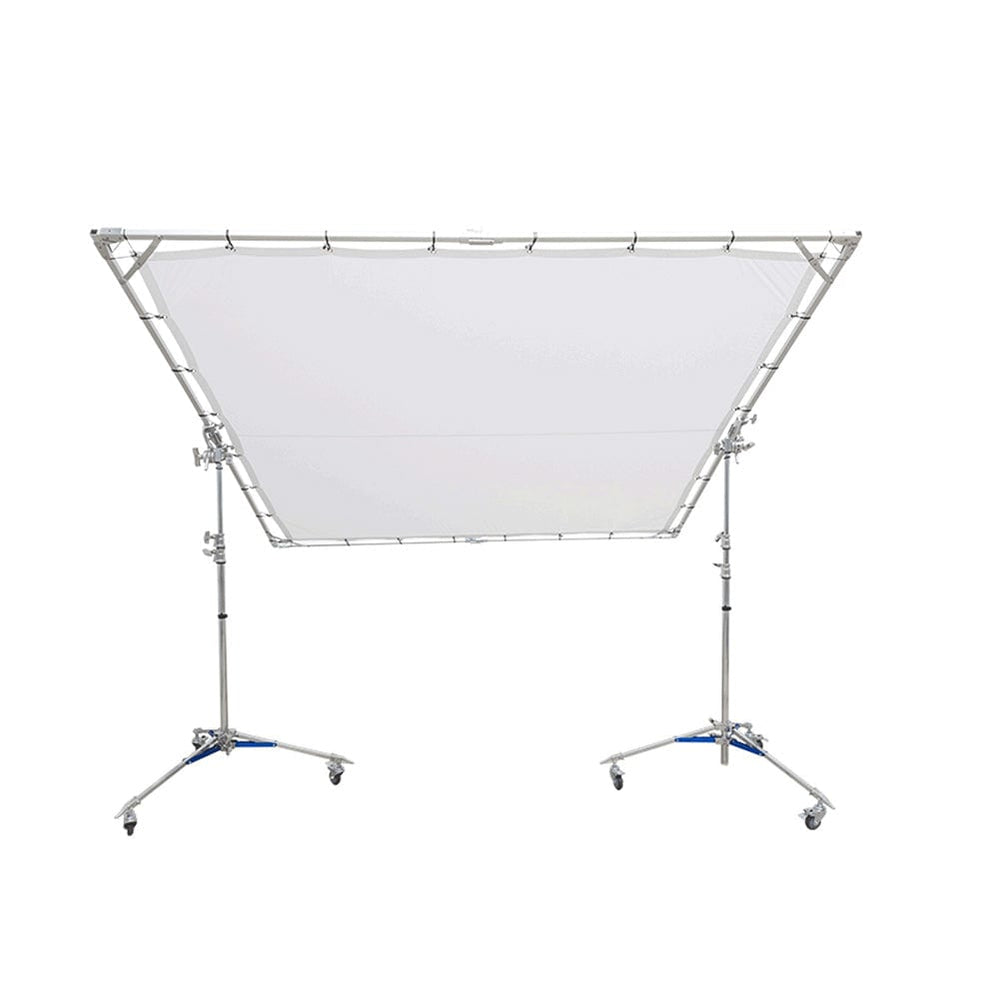 Overhead 'Sun Scrim' Diffuser Butterfly Frame & Stands (240cm x 240cm)