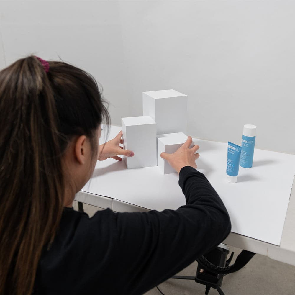 Spectrum White PRO.PROPS Styling Photography Prop - Cube & Block Mega