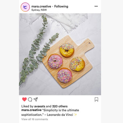 Flat Lay Instagram Backdrop - 'Queens Park' Grey Marble (56cm x 87cm)