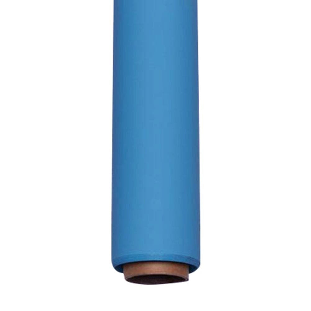 Caribbean Sky Blue Paper Roll Photography Studio Backdrop Half Length