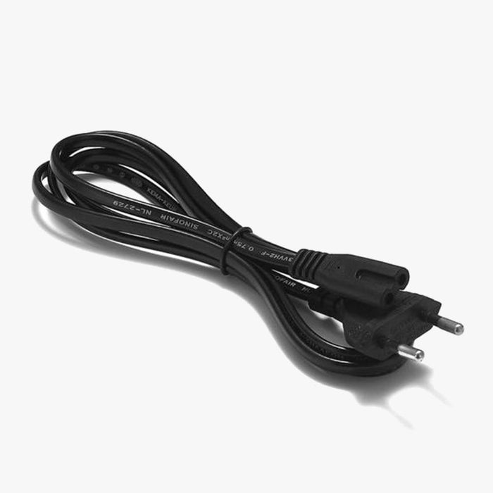 Power Lead Cable Cord Male AC to Female - 2m EU European Figure 8 Plug