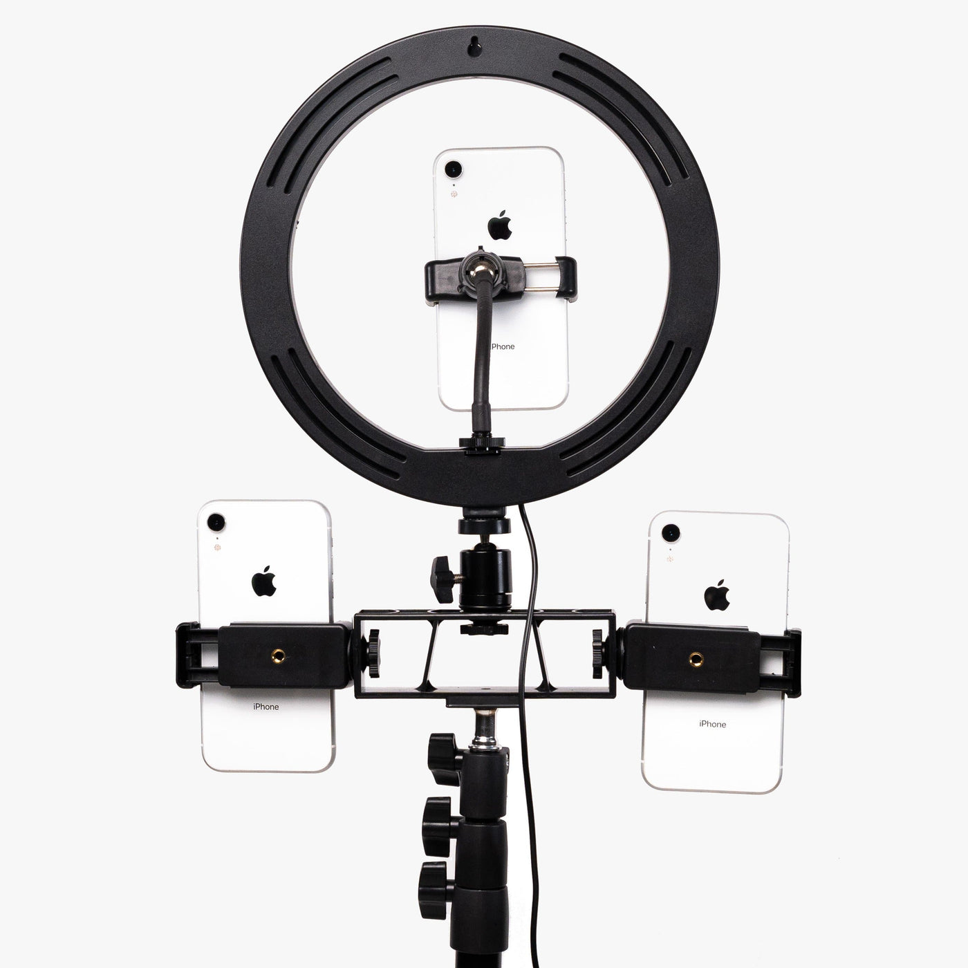 10" LED Livestream Ring Light w/ Triple Phone Mount - Onyx (DEMO STOCK