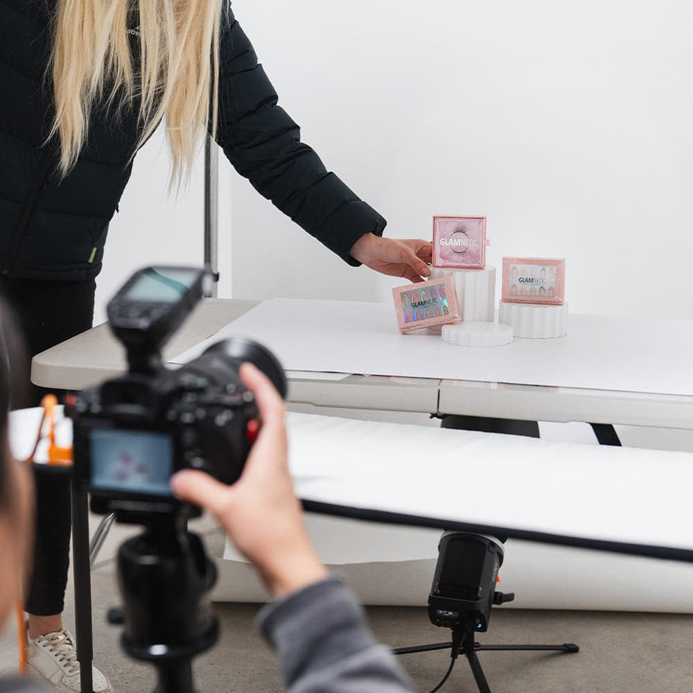 Spectrum White PRO.PROPS Styling Photography Prop - Fluted Pillar Bund