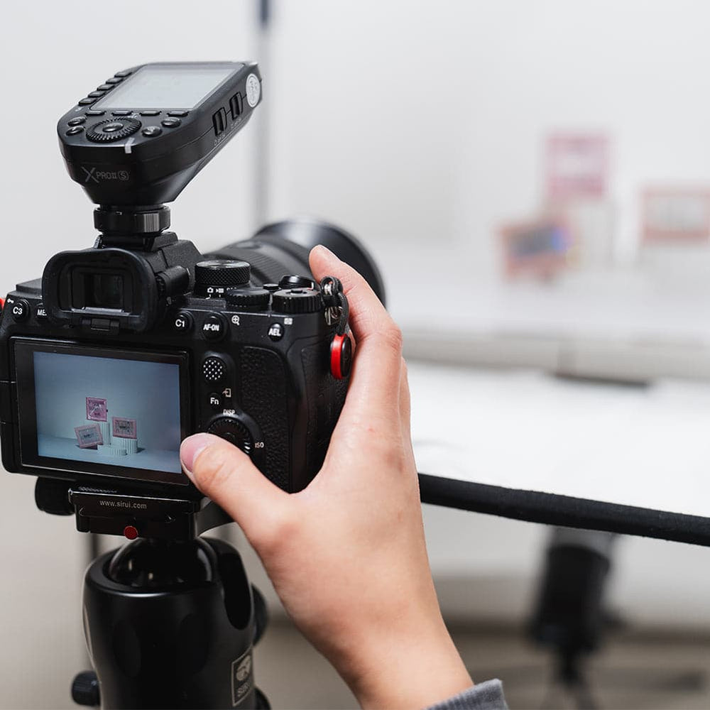 Spectrum White PRO.PROPS Styling Photography Prop - Ribbed Pillar Bund