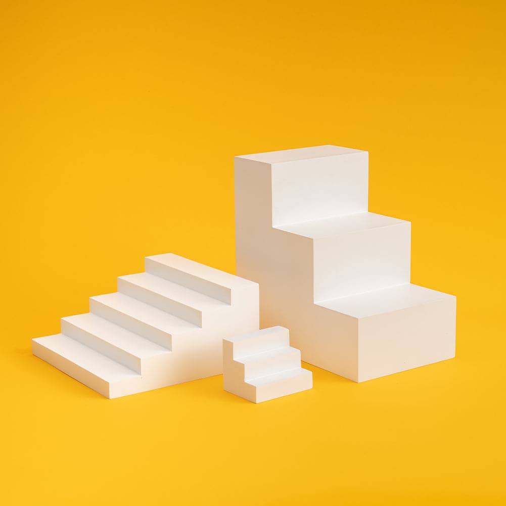 Spectrum White PRO.PROPS Styling Photography Prop - Steps Mega Bundle